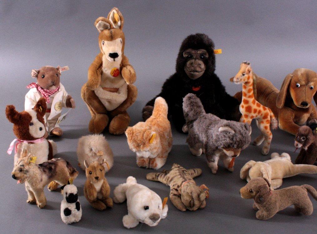 Konvolut Steiff-Tiere | Badisches Auktionshaus