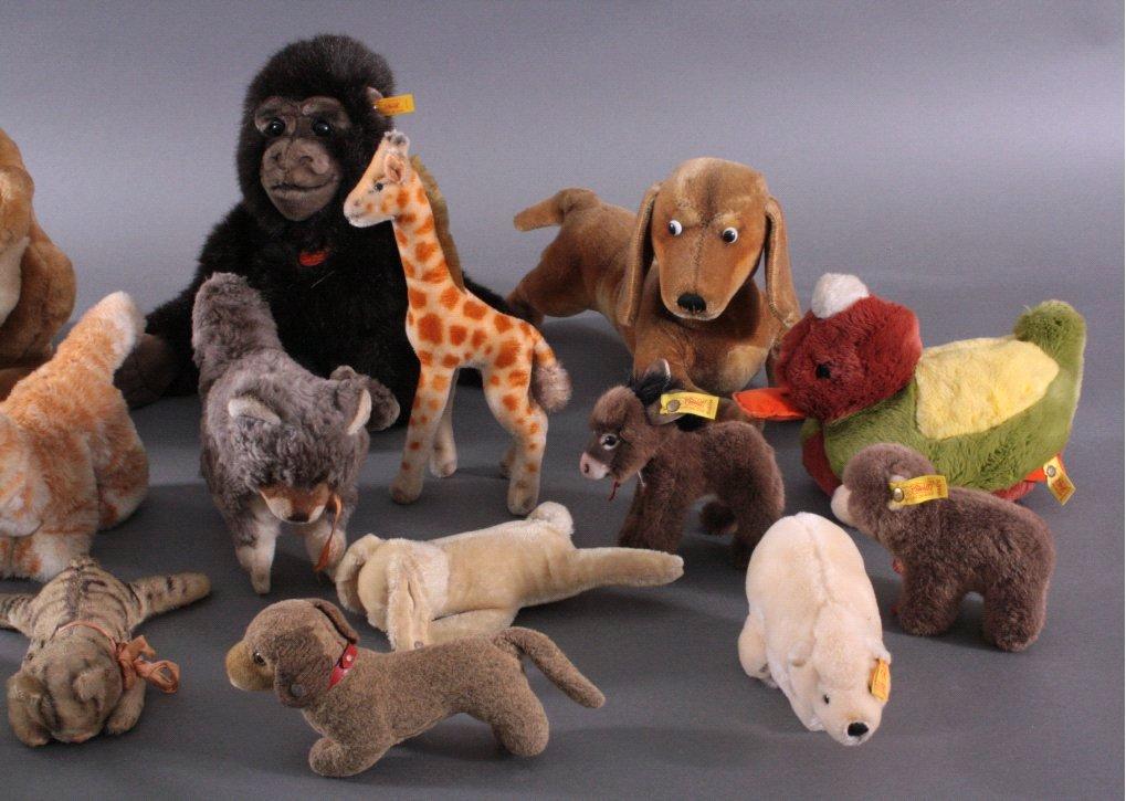 Konvolut Steiff-Tiere | Badisches Auktionshaus