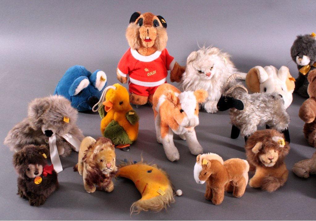 Konvolut Steiff-Tiere | Badisches Auktionshaus