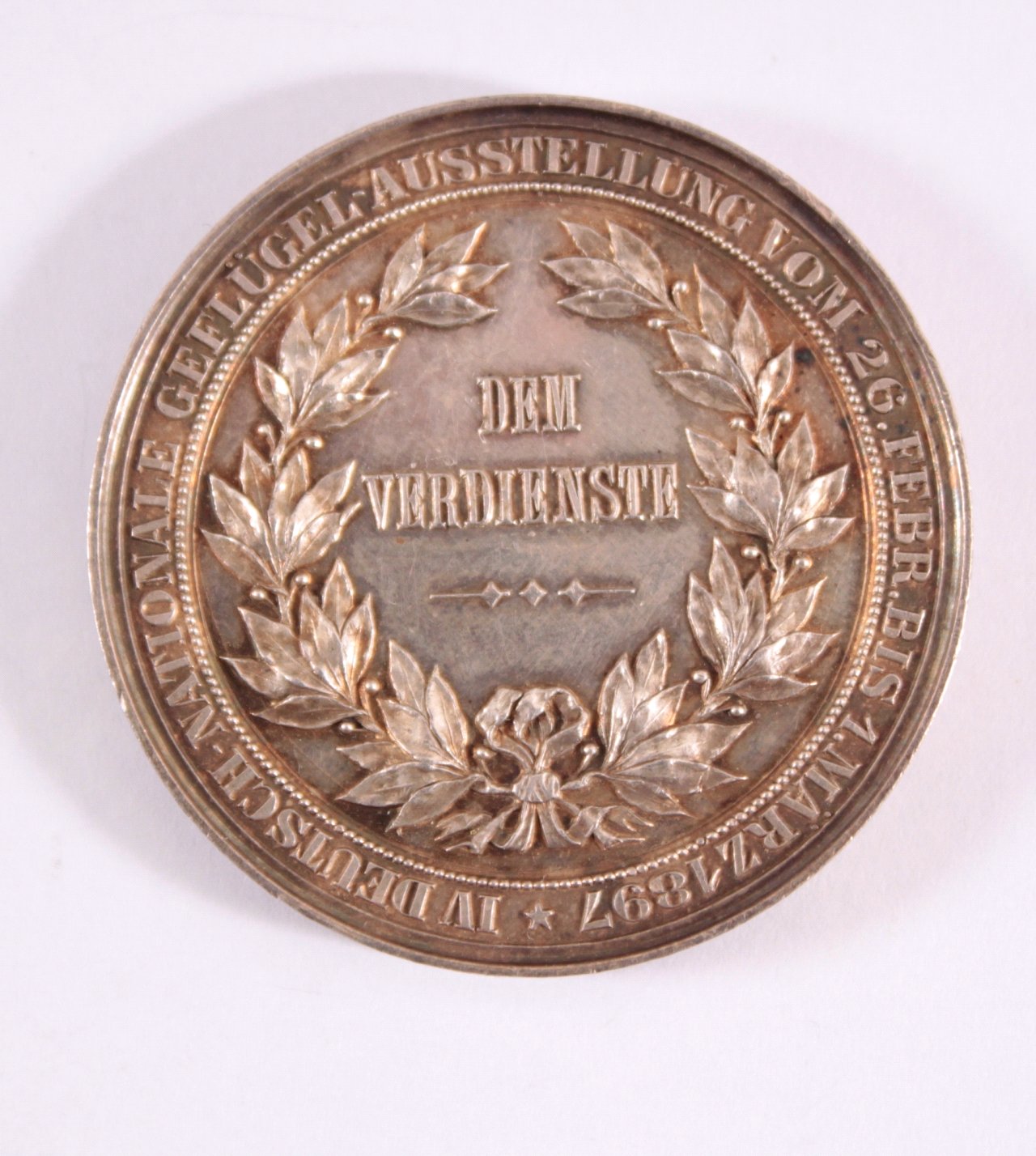 Medaille Deutsch-Nationale Geflügelausstellung 1897 | Badisches ... Medaille Deutsch-Nationale Geflügelausstellung 1897 | Badisches ...