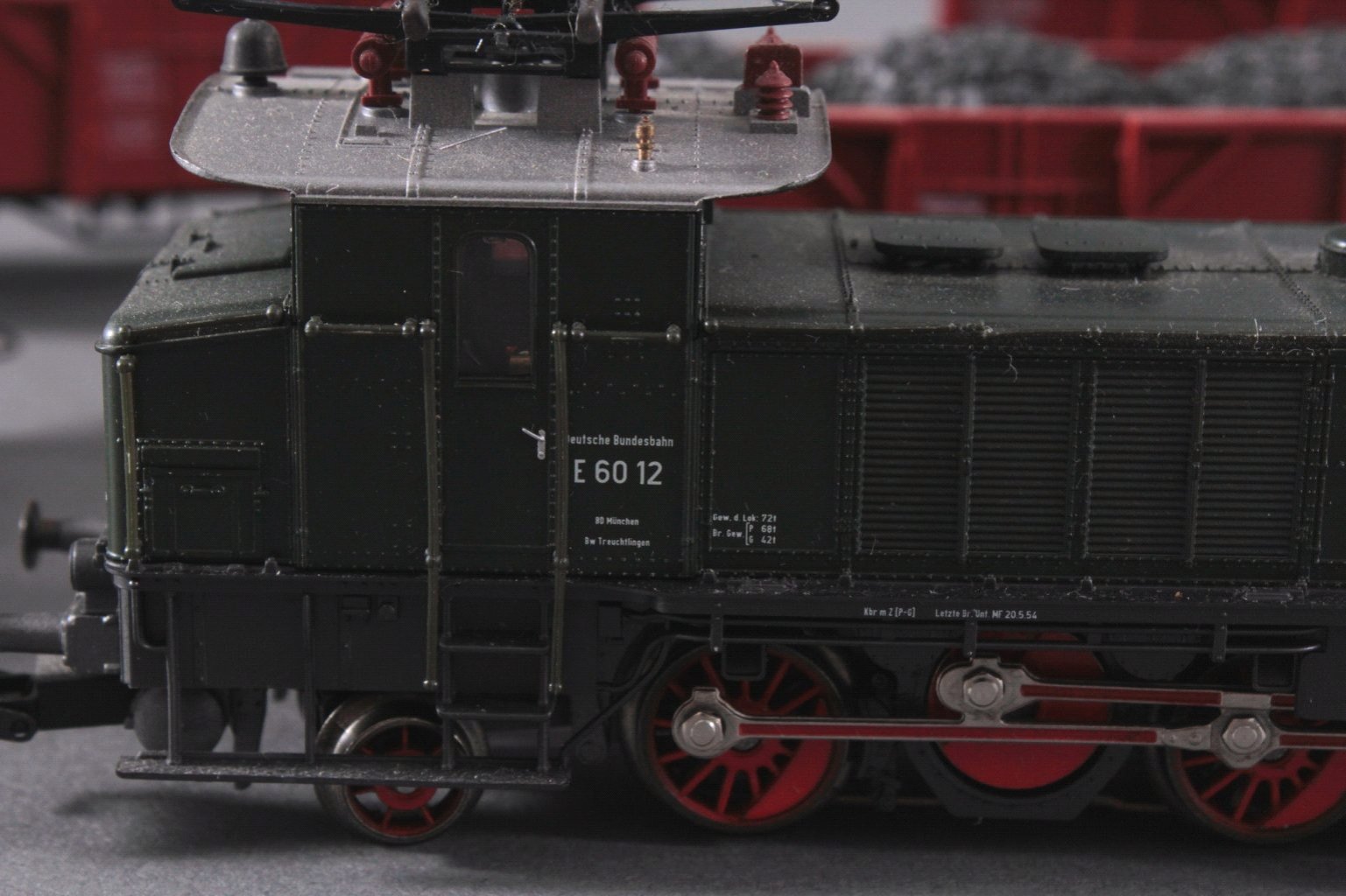 Märklin H0 3456 E-Lok Baureihe E60 12 DB in grün mit – | Badisches ...