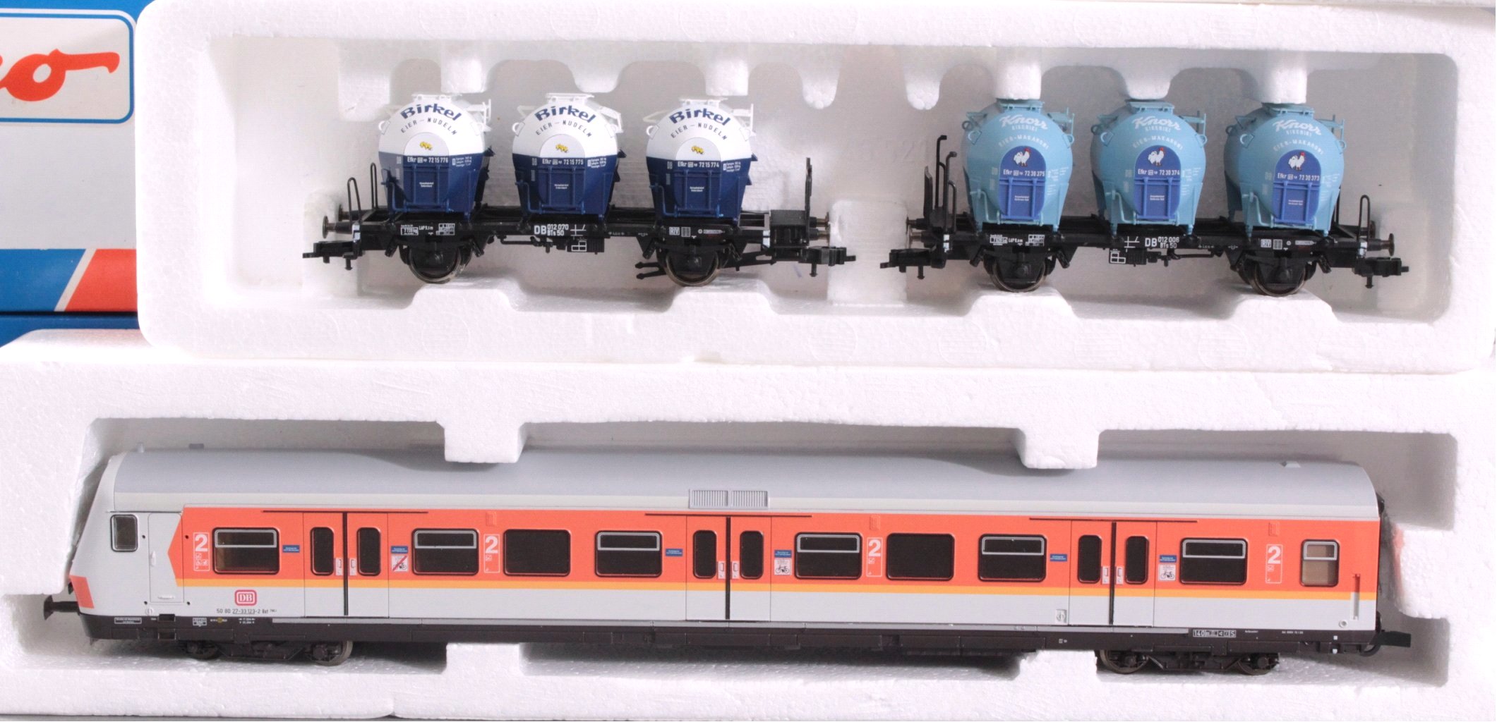 Roco Dampf-Lok 43271, 74 904 Spur H0 mit 4 Waggons | Badisches Auktionshaus