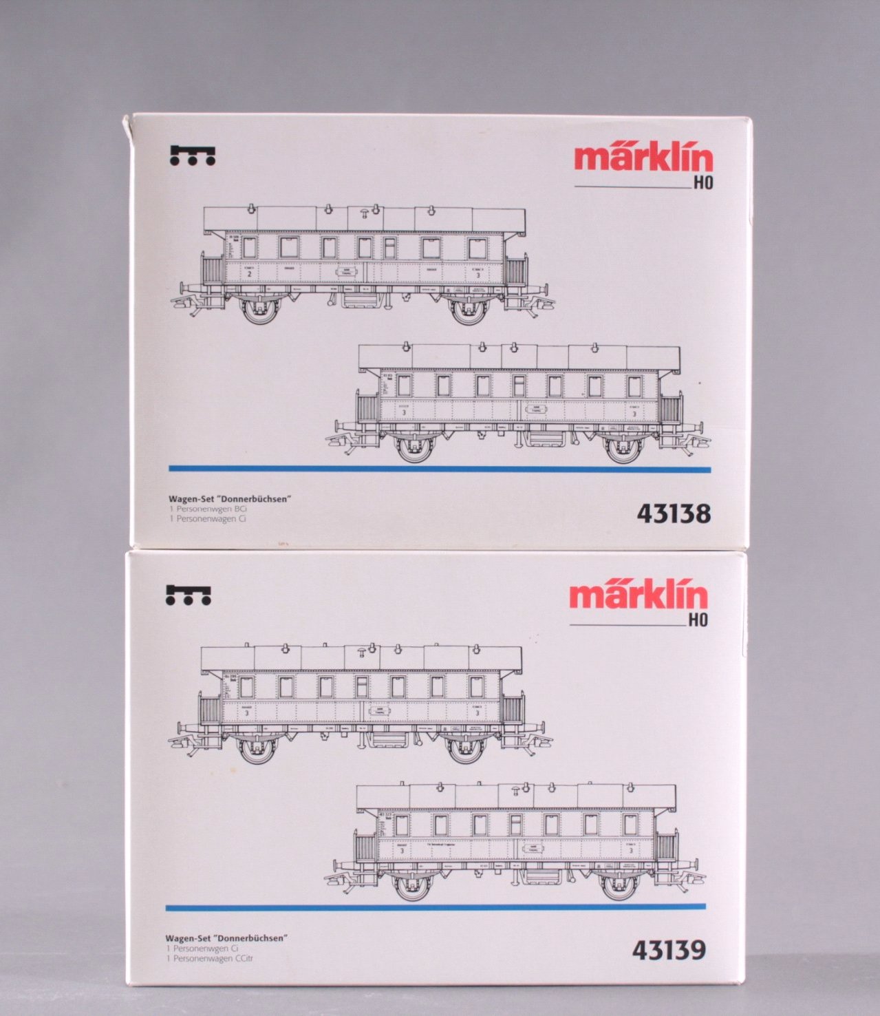 Märklin Sets 43138 und 43139, Donnerbüchse | Badisches Auktionshaus