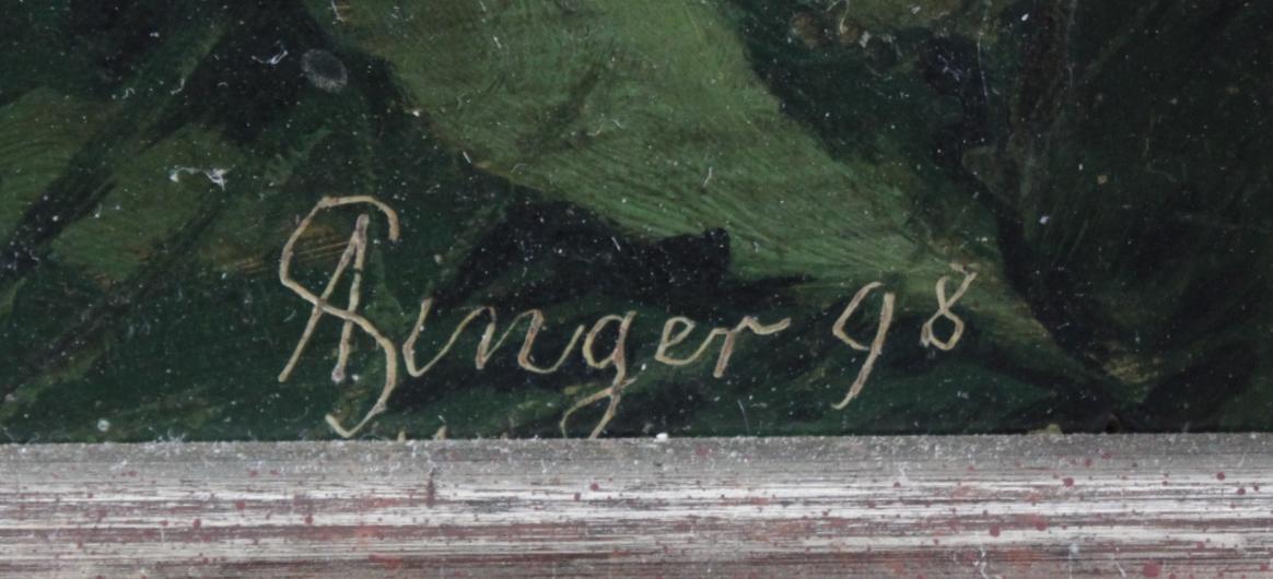 Albert Singer (1869-1922). Auf der Jagd““ | Badisches Auktionshaus