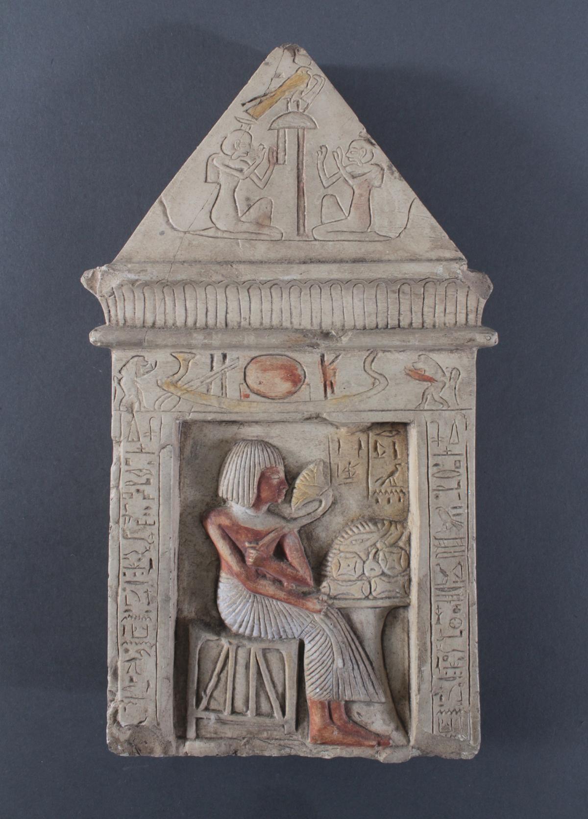 Museums-Replik, Stele des Ani, Ars Mundi | Badisches Auktionshaus