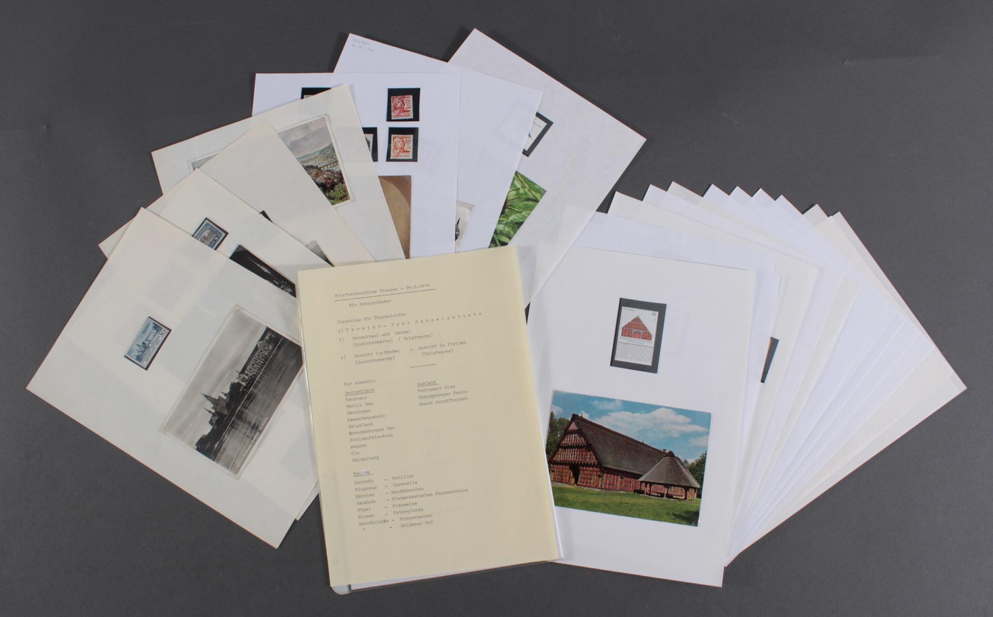 Kleine Sammlung Briefmarken und Ansichtskarten | Badisches Auktionshaus