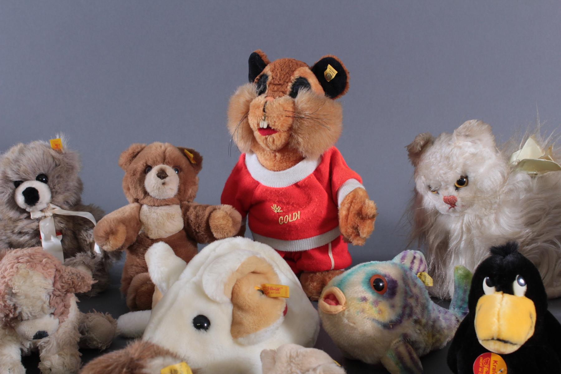 Konvolut Steiff-Tiere. 20 Stück | Badisches Auktionshaus