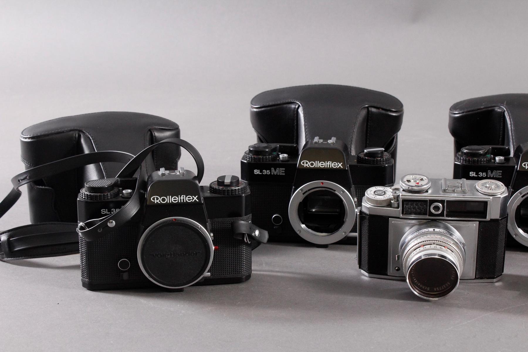Sechs Fotoapparate/Kameras | Badisches Auktionshaus