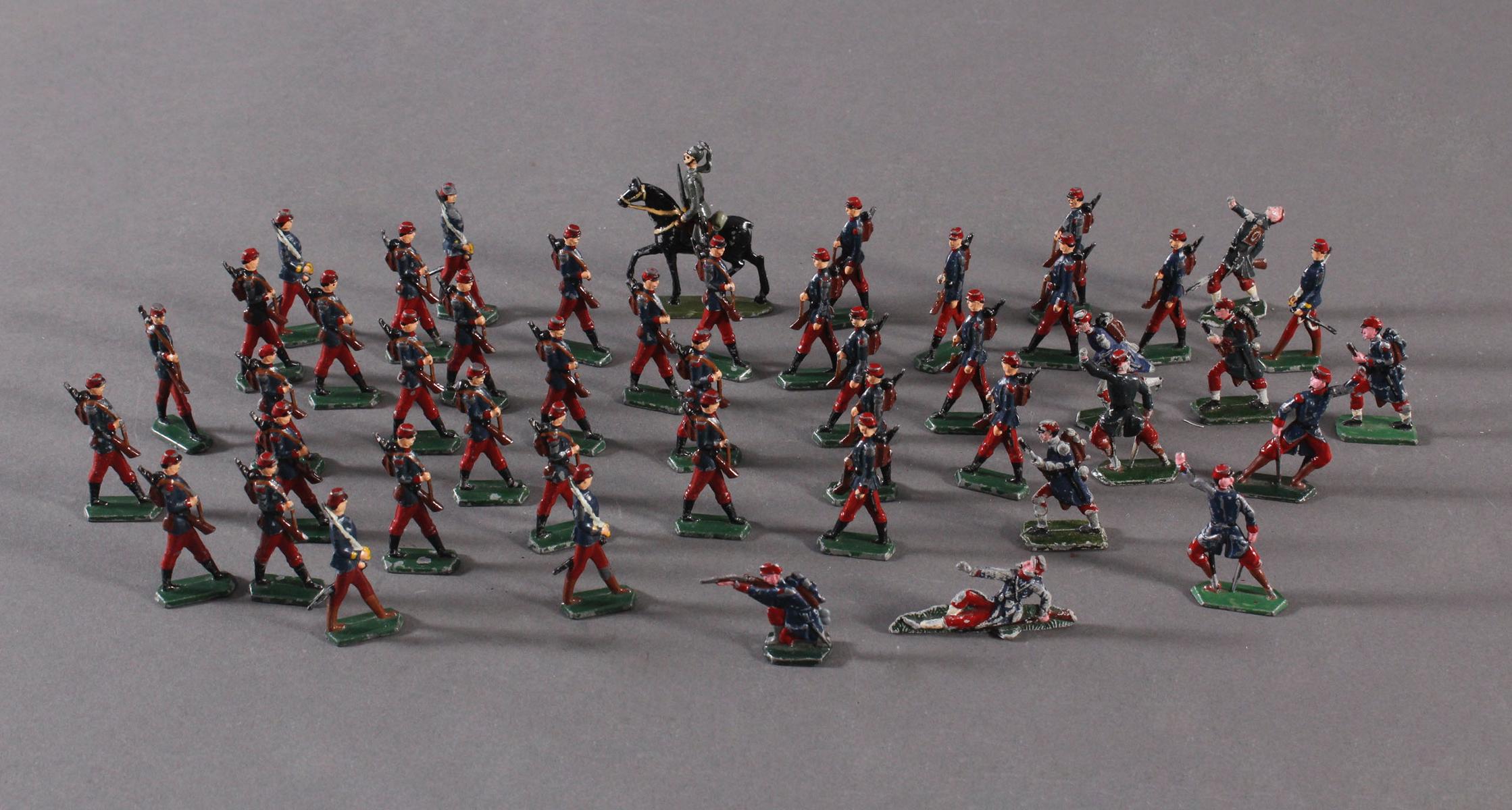 47 Zinnfiguren, 1. Hälfte 20. Jh. | Badisches Auktionshaus