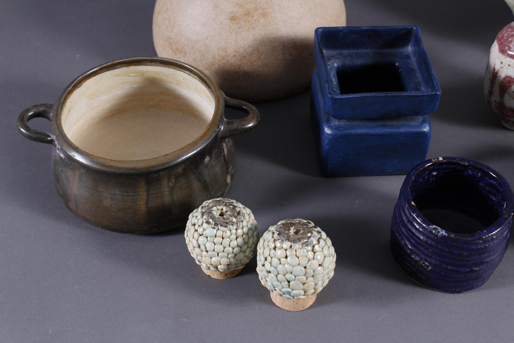 Konvolut Künstler-Keramiken, 10 Stück | Badisches Auktionshaus