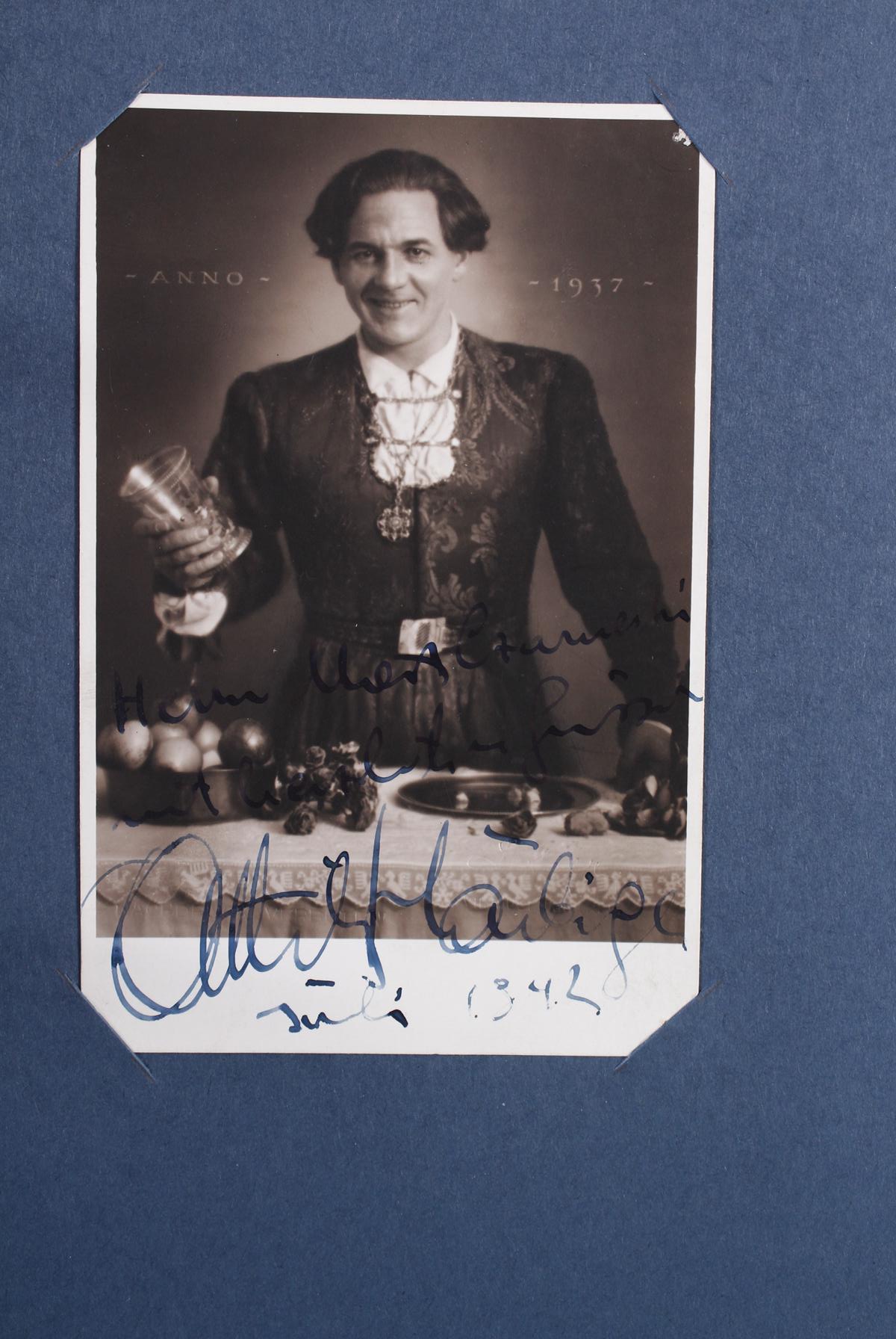 Große Autographensammlung von Schauspielern der 1940er Jahre ...