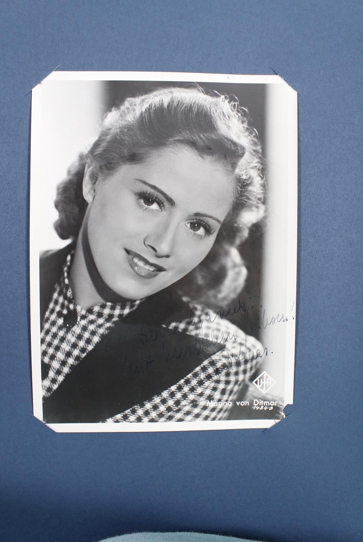 Große Autographensammlung von Schauspielern der 1940er Jahre ...