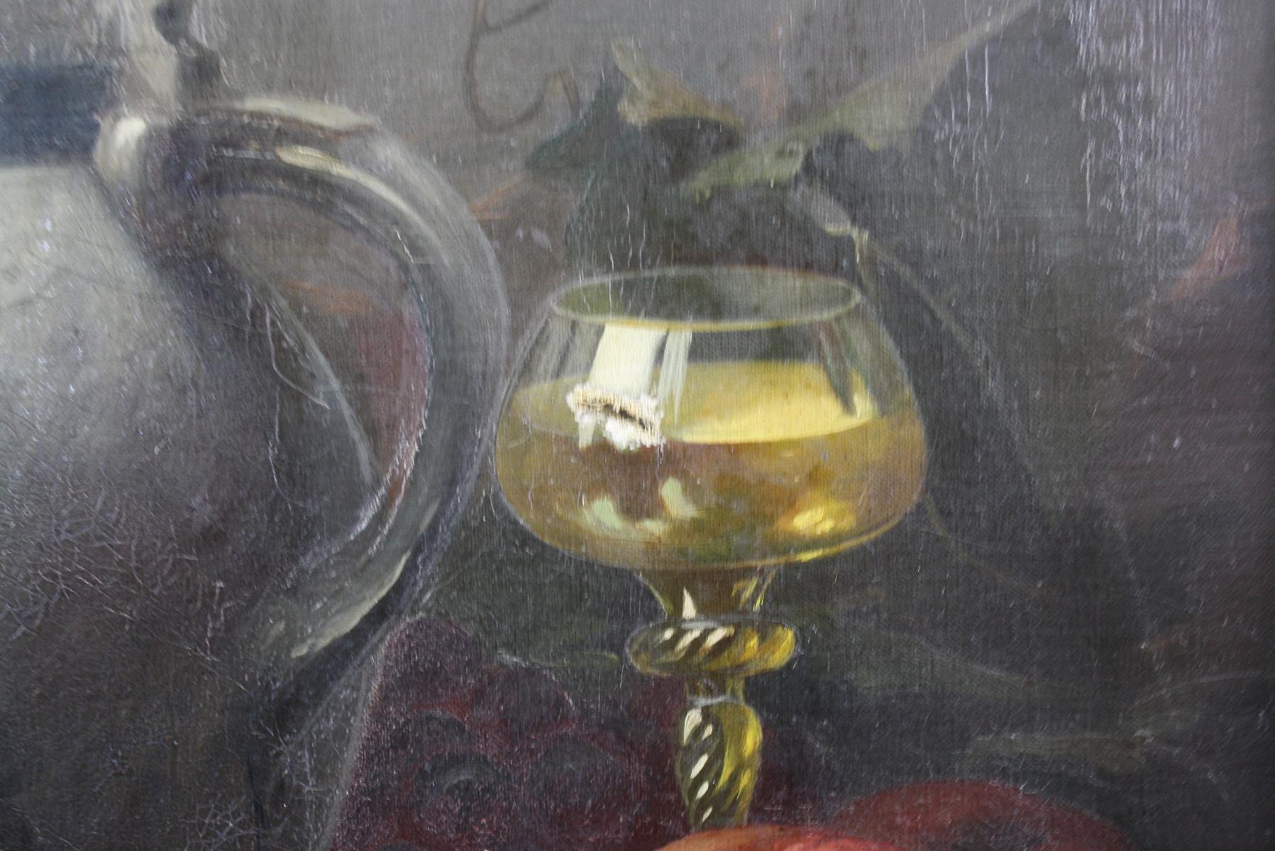 Stillleben mit Zinnkrug und Früchte, 19. Jahrhundert | Badisches Auktionshaus