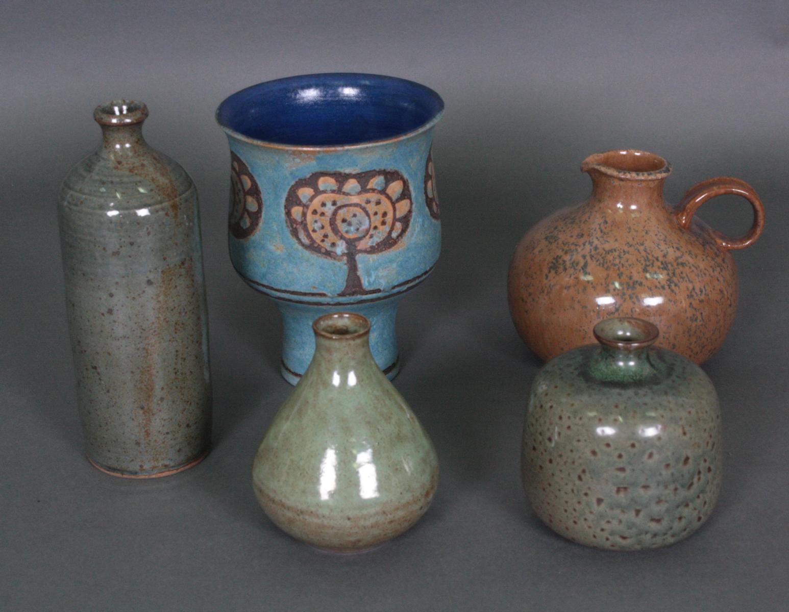5 Keramik Vasen | Badisches Auktionshaus