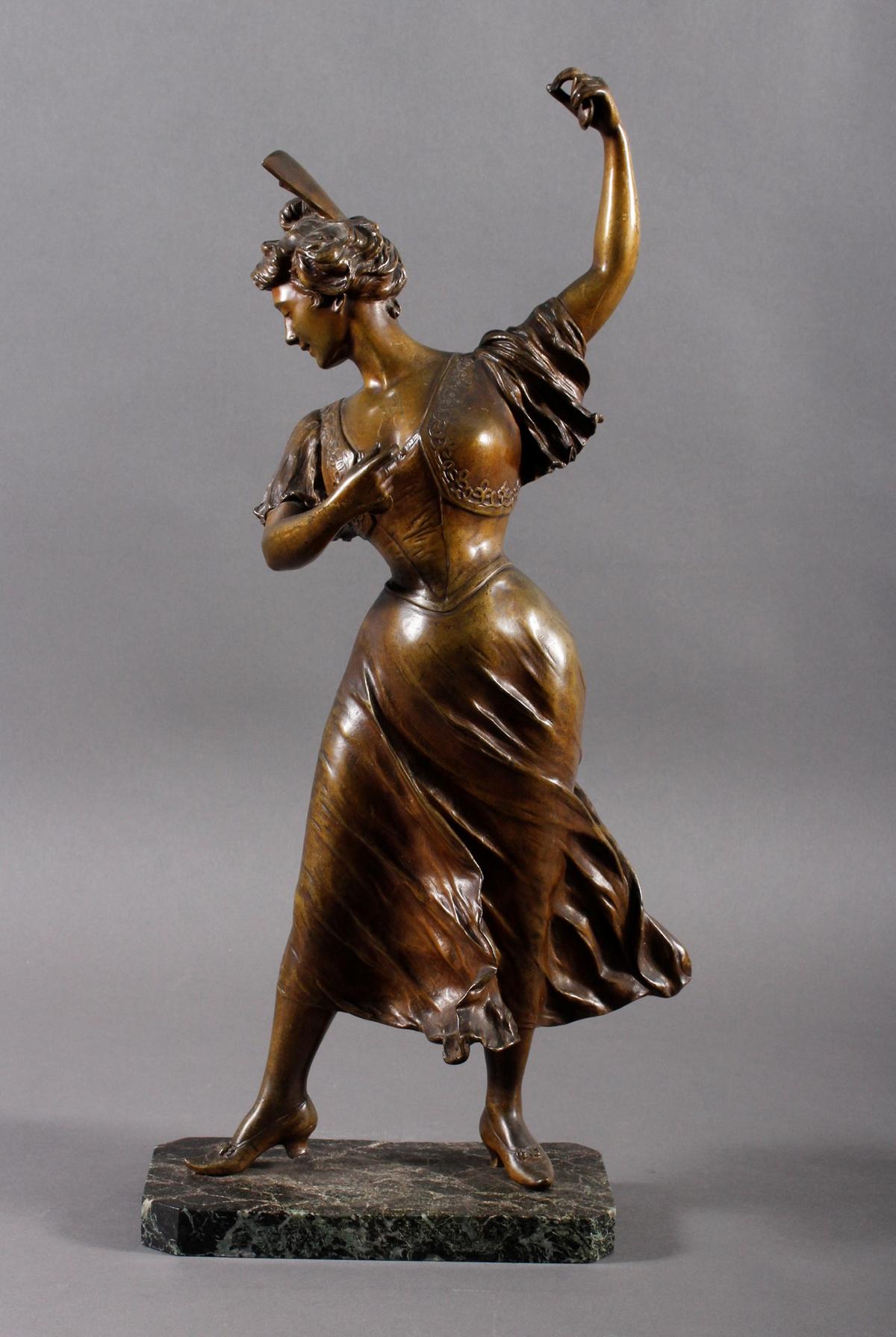 Goldscheider Wien, Die Tänzerin Carmencita, um 1900 | Badisches ...