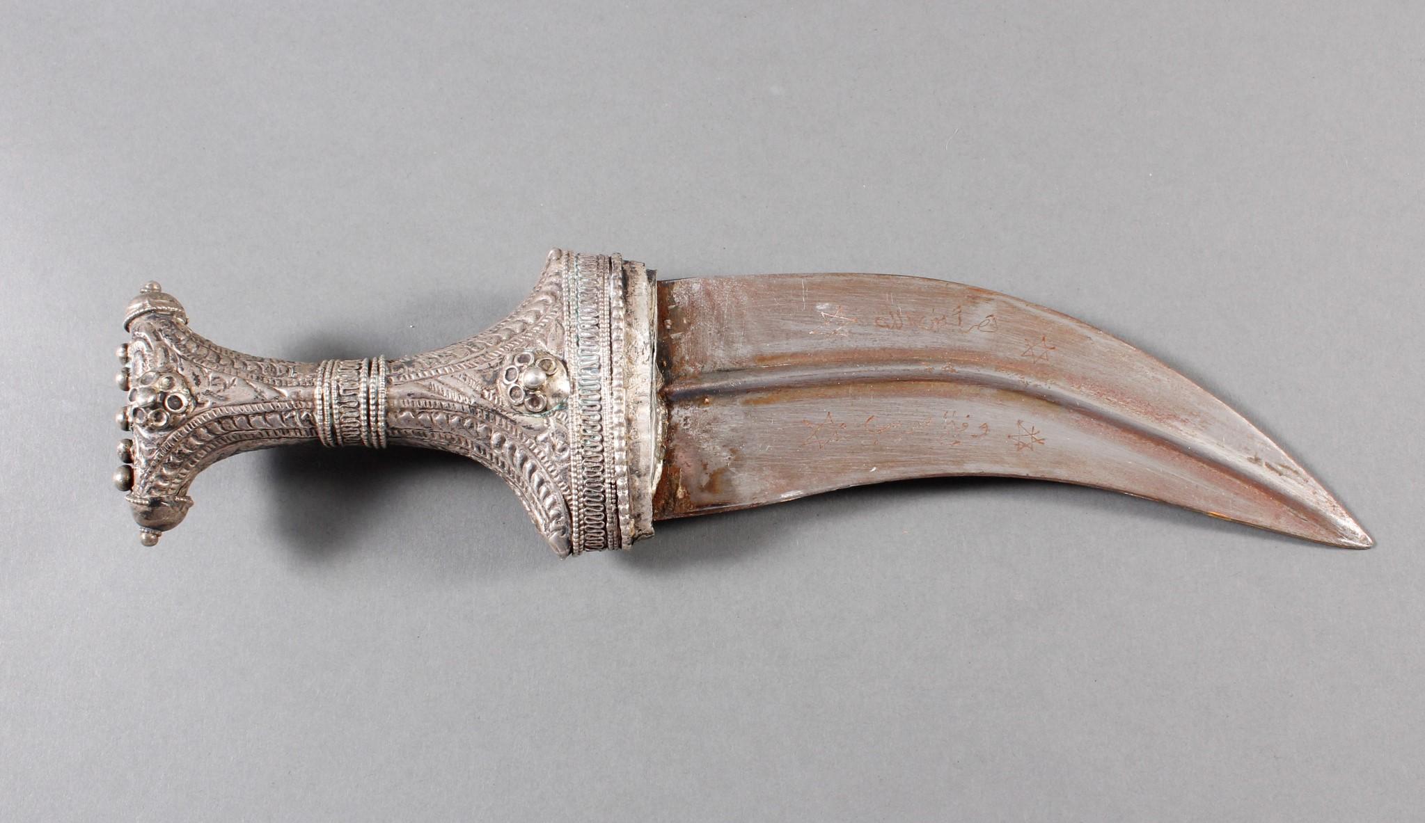 Djambia aus Silber, Jizan Jemen um 1900 | Badisches Auktionshaus