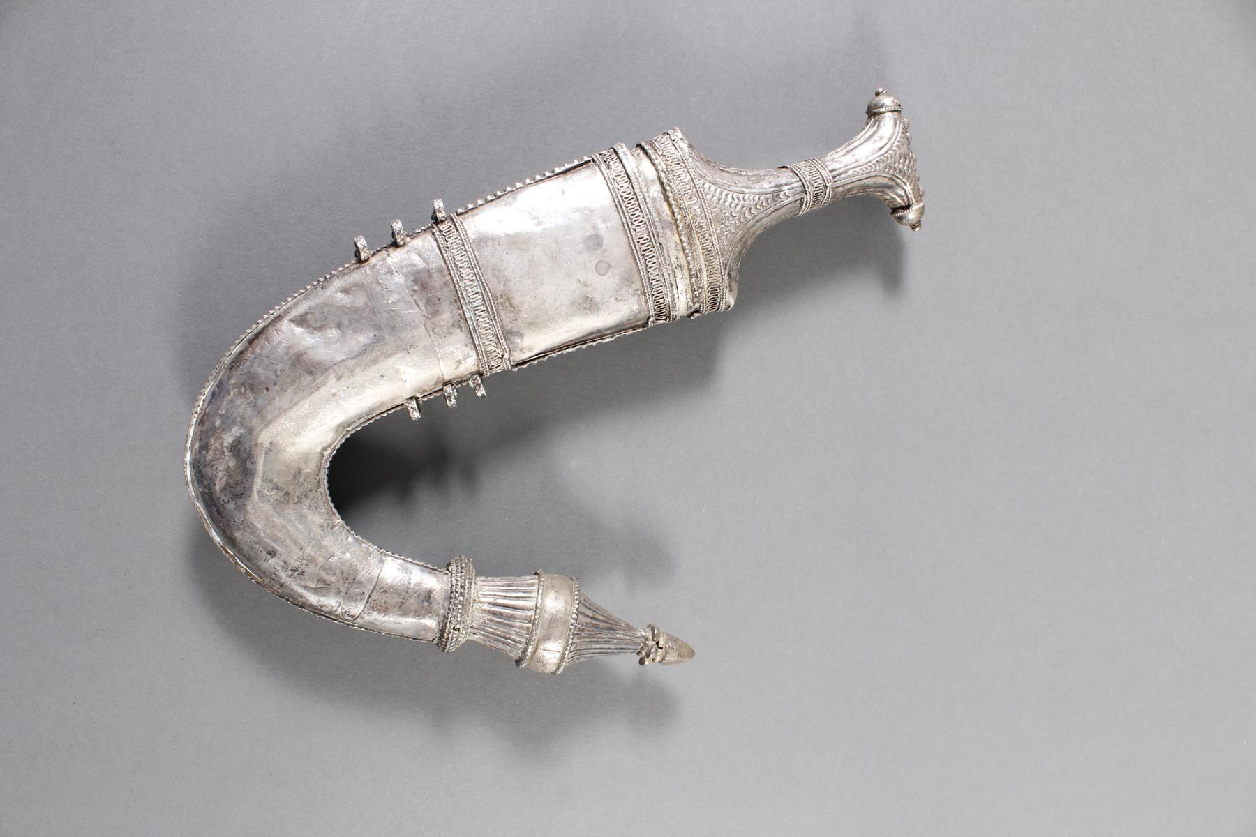 Djambia aus Silber, Jizan Jemen um 1900 | Badisches Auktionshaus