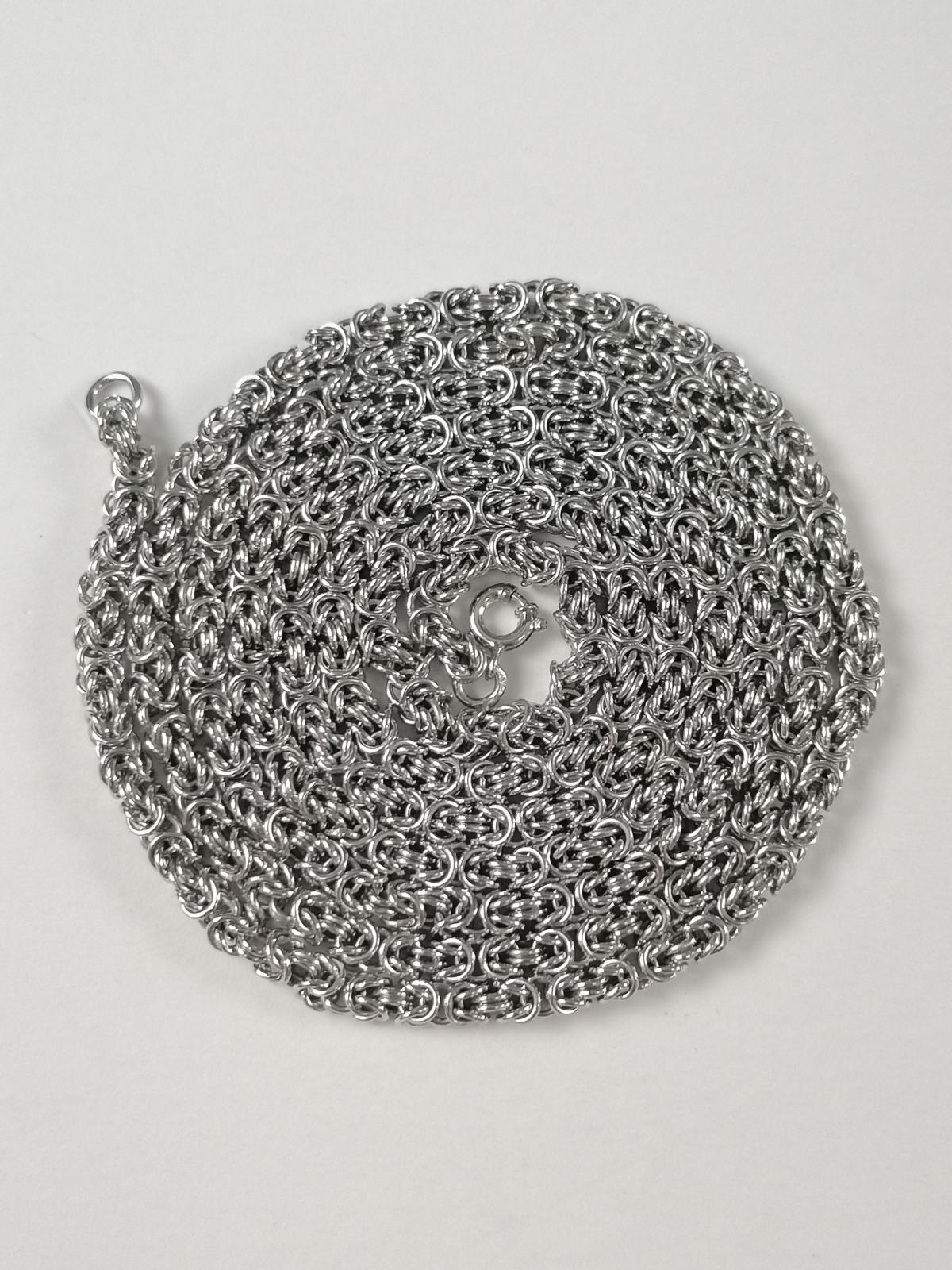 18 Karat Weißgold Königskette | Badisches Auktionshaus