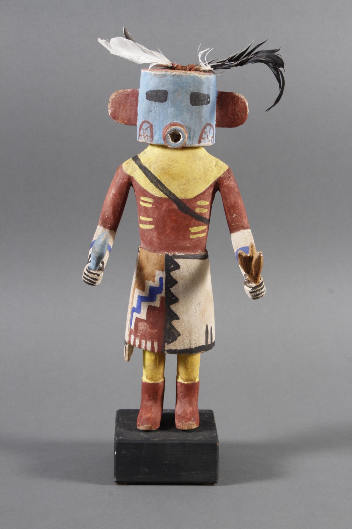 Große Kachina Holzpuppe, Turtle, Hopi, wohl 30er / 40er Jahre ...