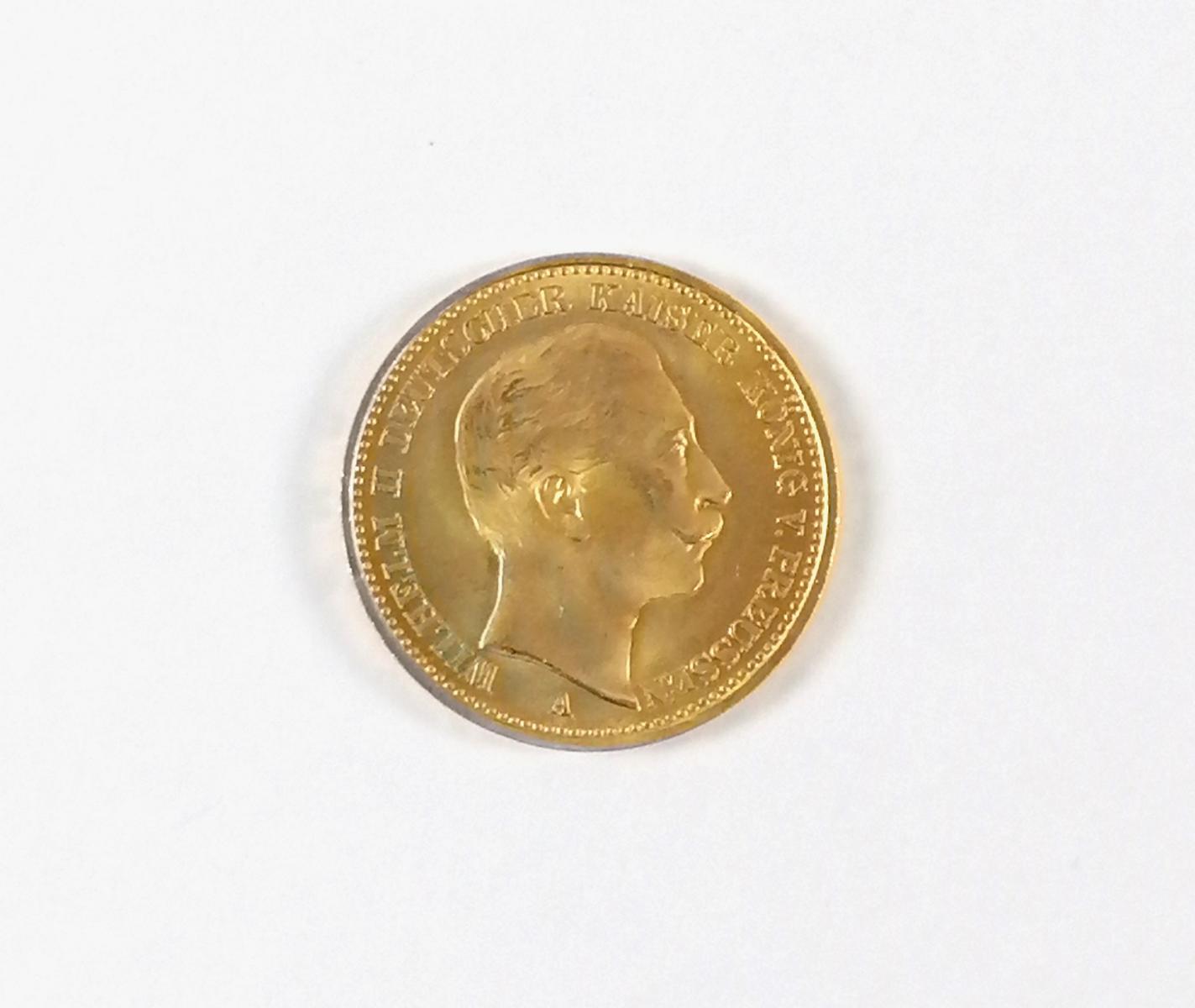 Deutsches Reich 20 Mark 1896 A | Badisches Auktionshaus