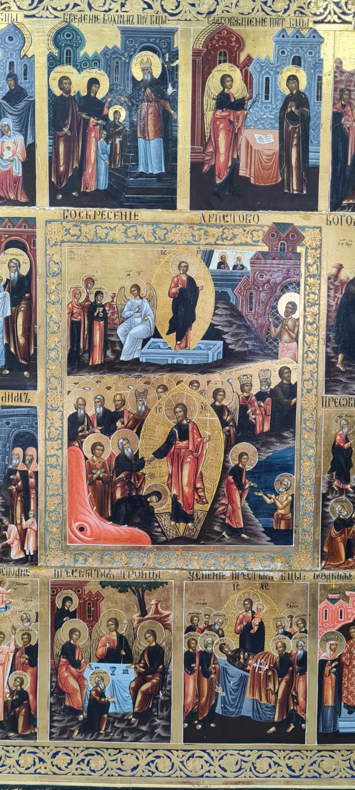 Monumentale Festtags-Ikone, Russland um 1900 | Badisches Auktionshaus