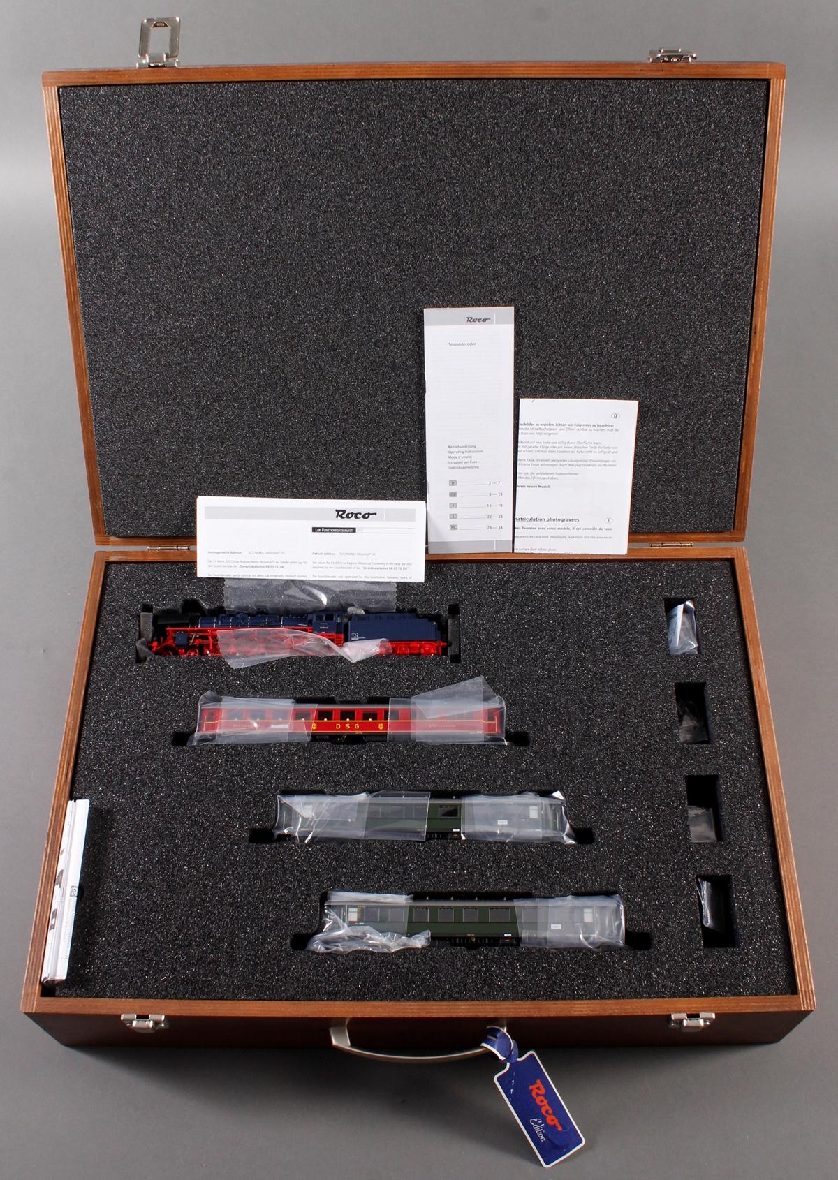 Roco 61474 – 4-tlg. Set: Dampflokomotive BR 03.10 und Schnellzug, DB ...