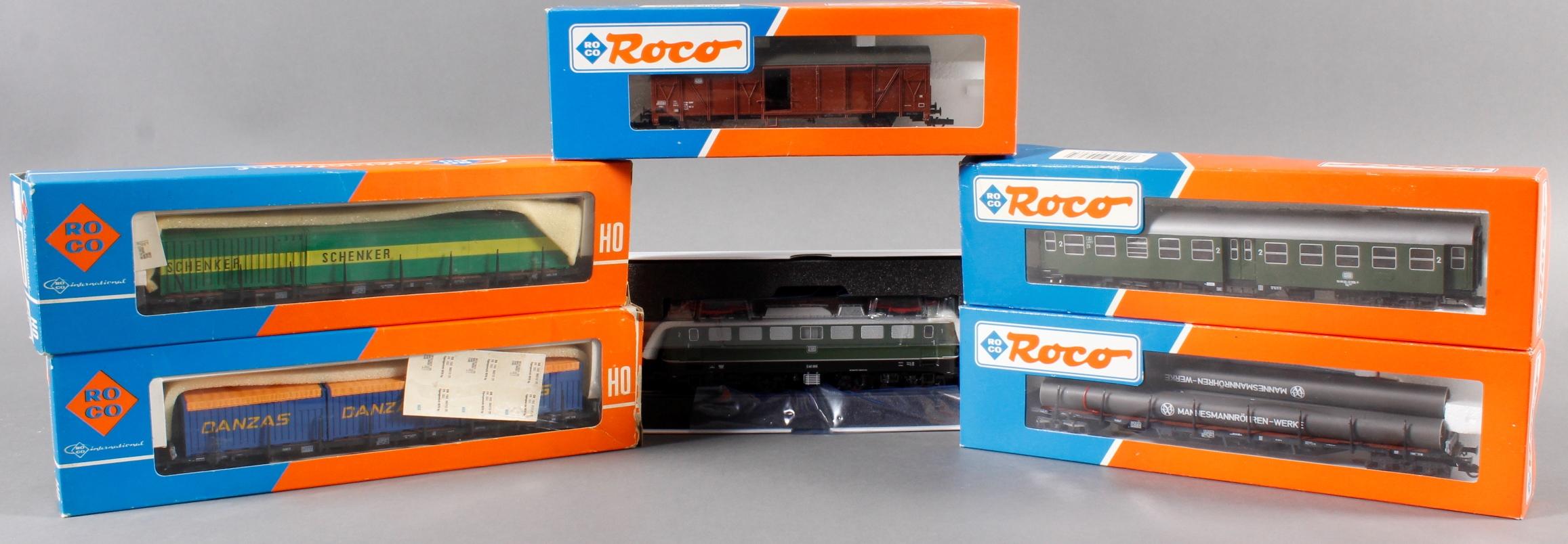 Roco 62634, E-Lok DB E40 069 mit 5 Waggons | Badisches Auktionshaus