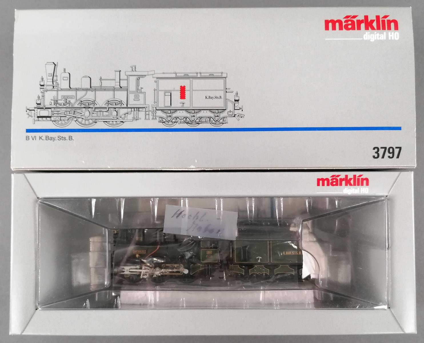 Märklin 3797 Dampflock Spur H0 digital | Badisches Auktionshaus