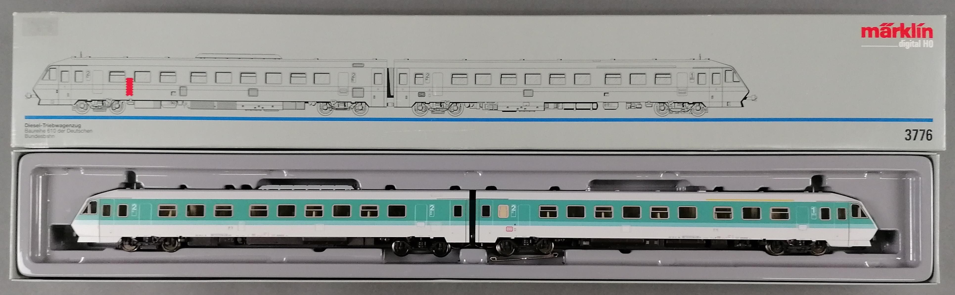 Märklin 3776 Dieseltriebwagenzug Spur H0 digital | Badisches Auktionshaus