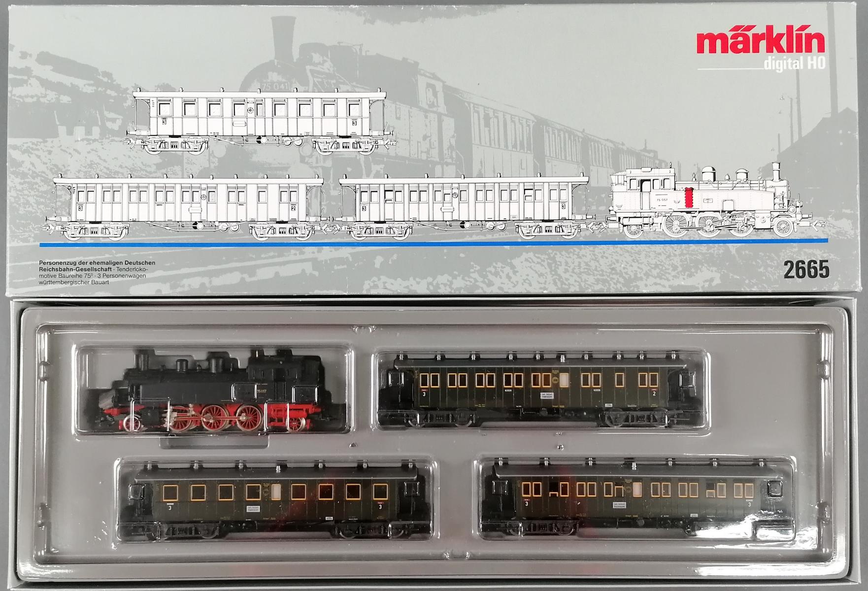 Märklin 2665 Personenzug der DRG Spur H0 digital | Badisches Auktionshaus