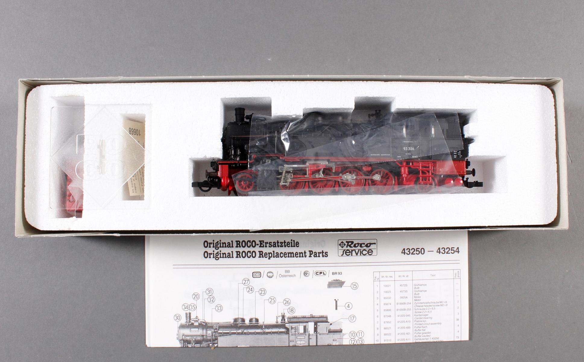 Roco 43250, Dampflock BR 93 | Badisches Auktionshaus