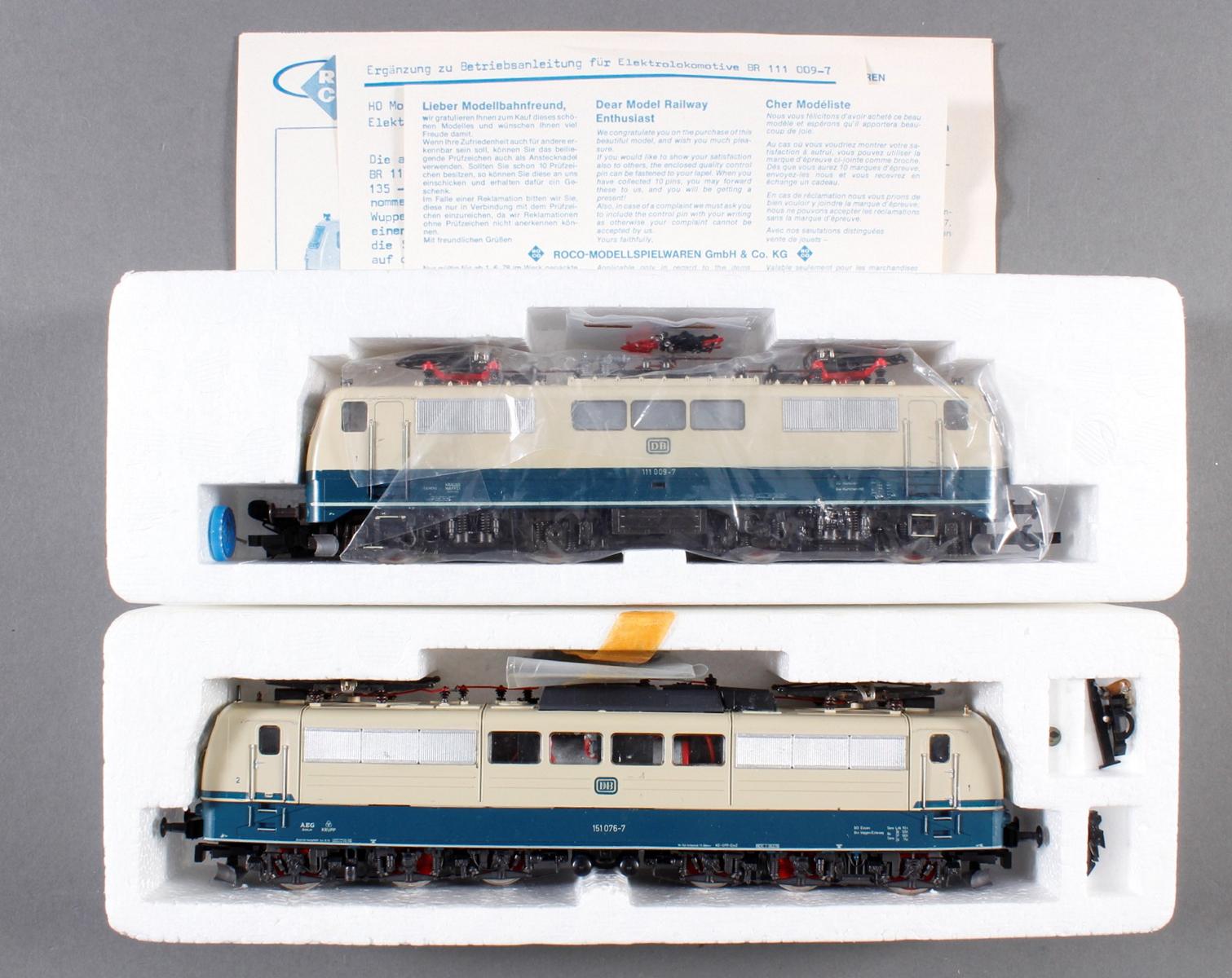 Roco E-Lok 4132 und 4133 B | Badisches Auktionshaus