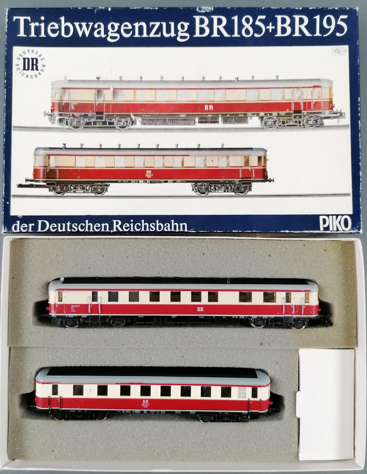 Triebwagenzug BR 185 + BR 195 in der Originalverpackung | Badisches ...