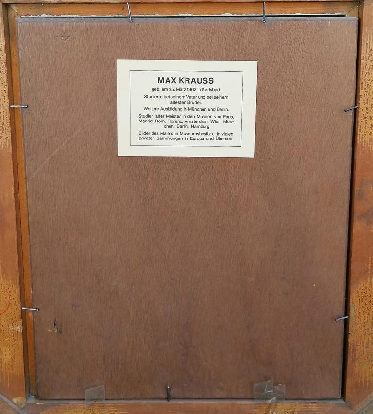 Max Krauss (1902/Karlsbad) | Badisches Auktionshaus