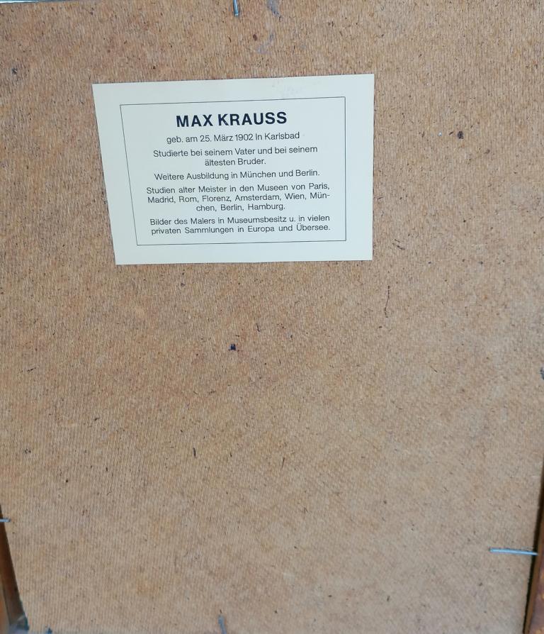Max Krauss (1902/Karlsbad) | Badisches Auktionshaus