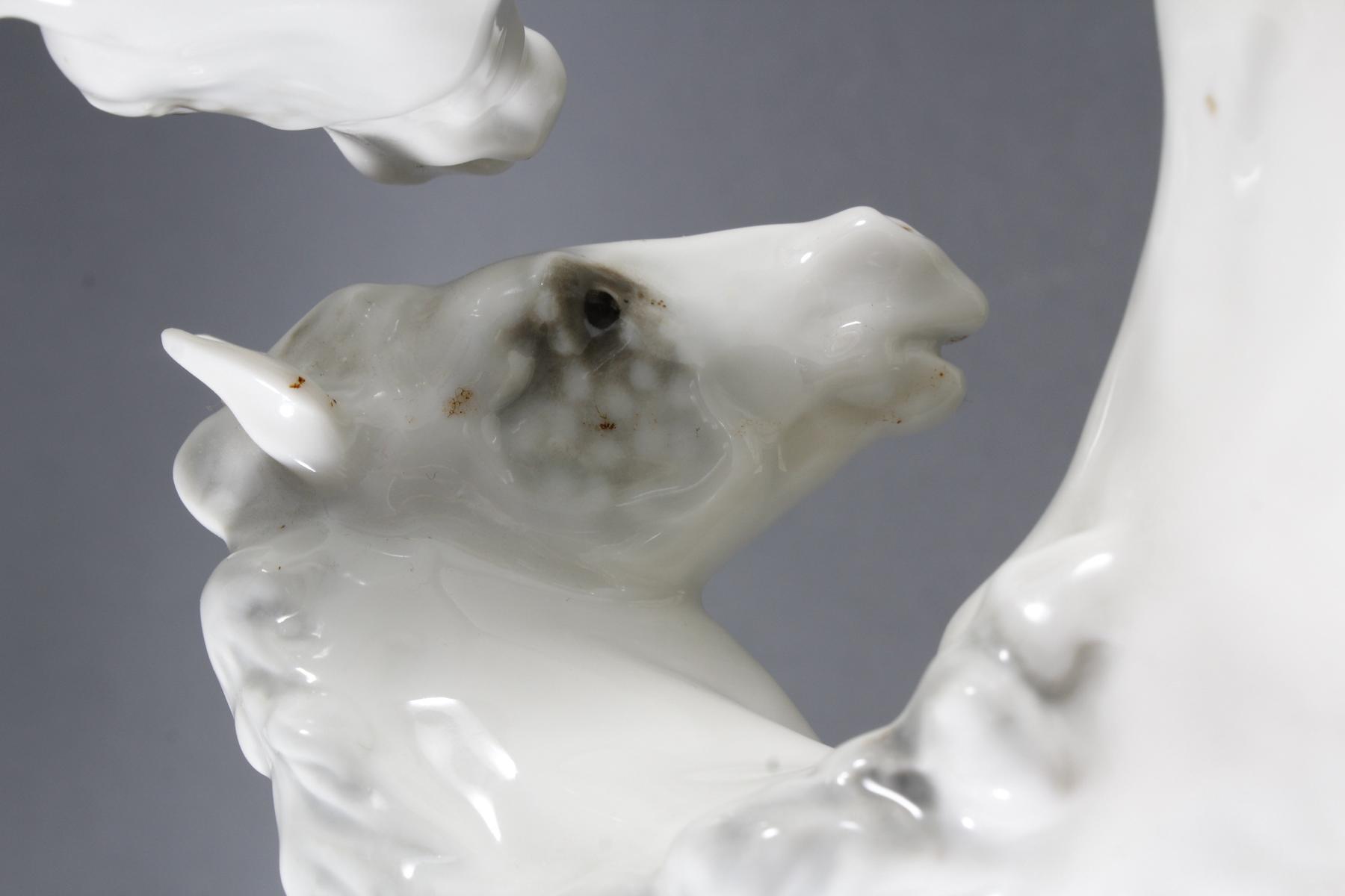 Hutschenreuther Figurengruppe ‚Spielende Pferde‘, K.Tutter | Badisches ...