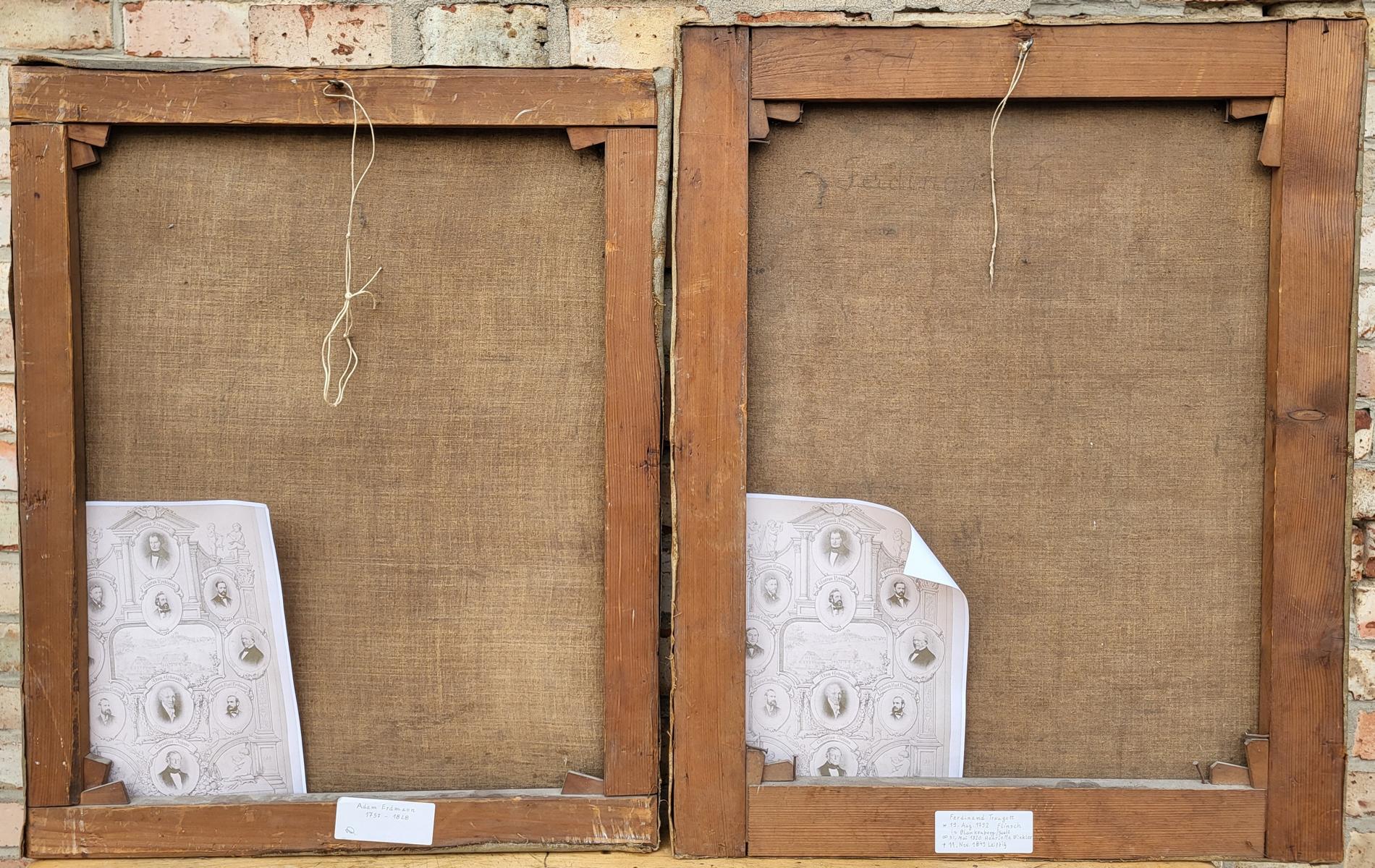 Familienportraits. Adam Erdmann Flinsch und Ferdinand Traugott Flinsch ...