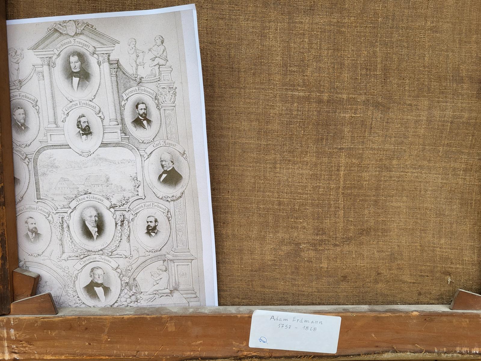 Familienportraits. Adam Erdmann Flinsch und Ferdinand Traugott Flinsch ...