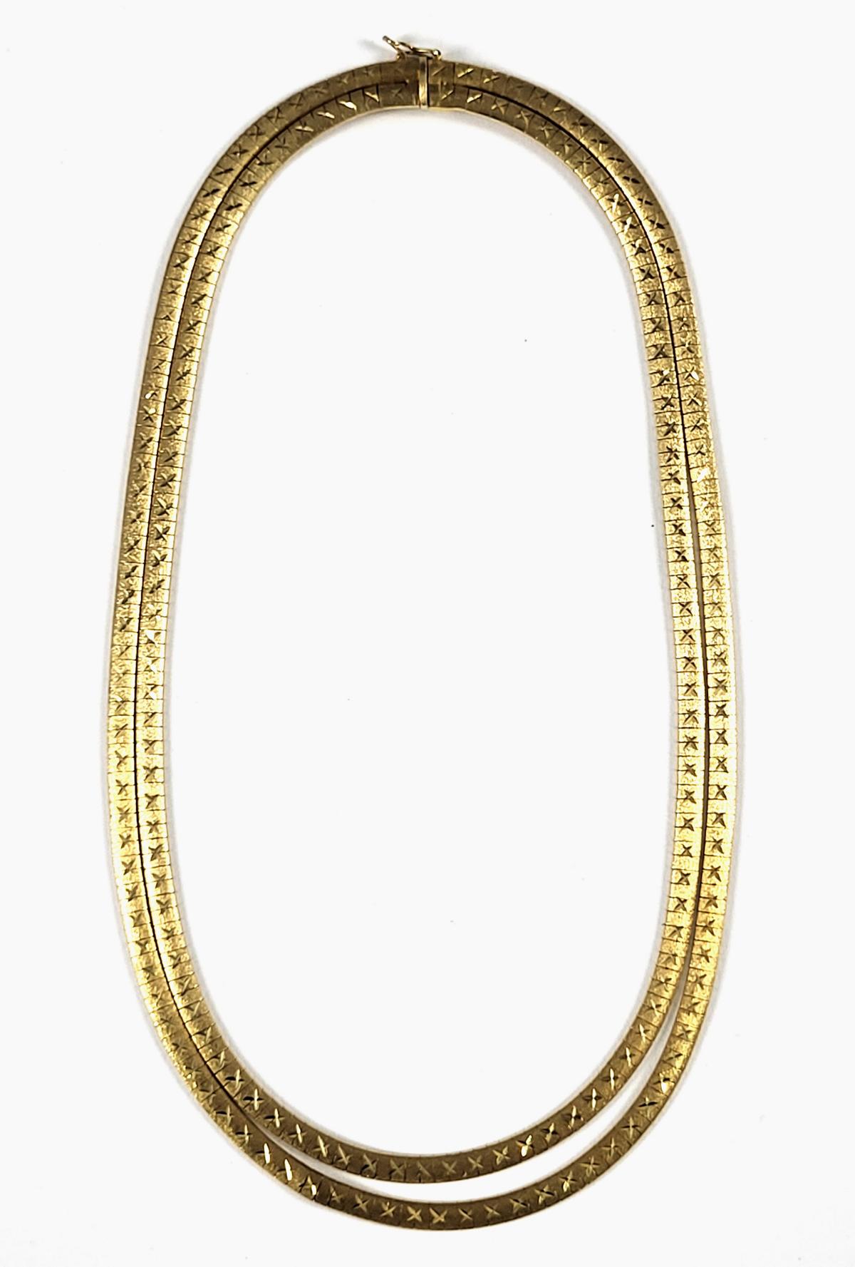 Collier aus 18 kt Gelbgold | Badisches Auktionshaus