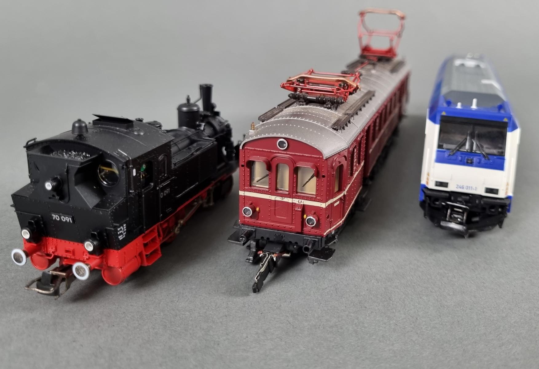 3 Loks H0 Fleischmann, Roco und PIKO | Badisches Auktionshaus
