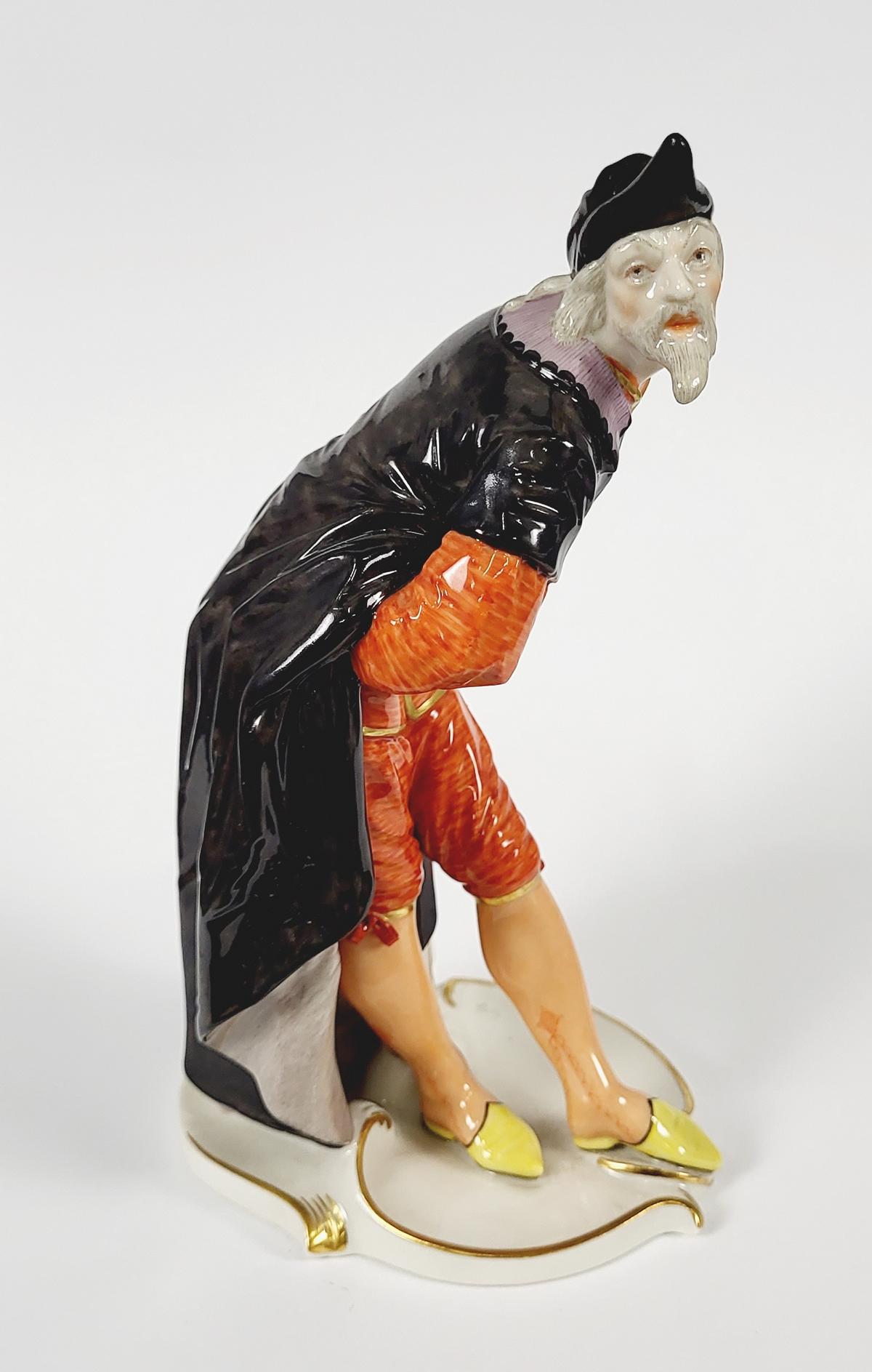 Nymphenburg Figur ‚Pantalone‘ aus der Commedia dell’Arte | Badisches ...